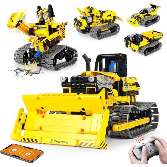 Toys | 5 In 1 Stem Projects For Kids Building Block Sets For Boys ...